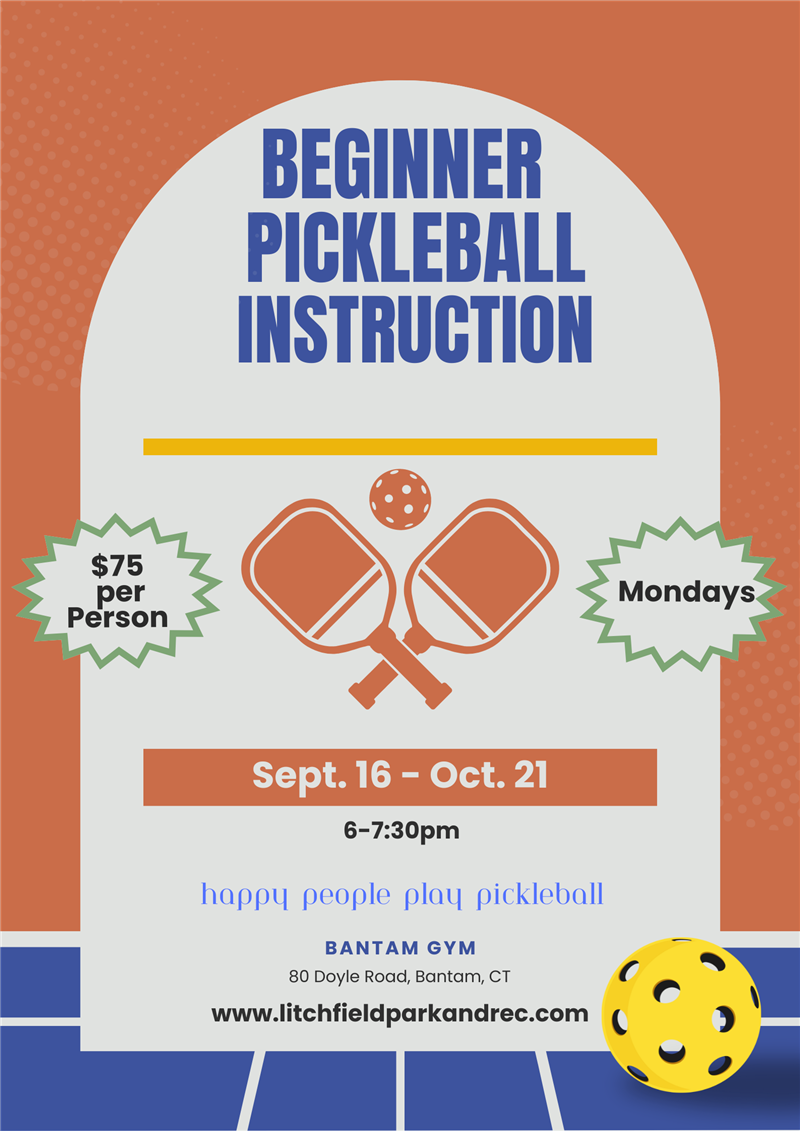 Litchfield Park & Recreation: Beginner Pickleball Instruction